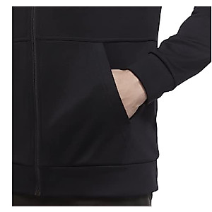 Nike DRI-FIT Men's Therma Full Zip Training Hoodie (as1, alpha, m, regular, regular, Black)