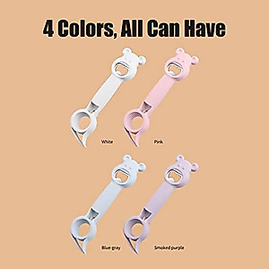 4 in 1 Multi Function Can Opener Bottle, Cute bear Opener for Elderly, Bar Tool Accessories for Jelly Jars, Wine, Beer and Othe（4pcs）