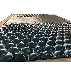 Strobel Organic Vail Complete Waterbed 5 Board Fabric Upholstered Chocolate Fabric King