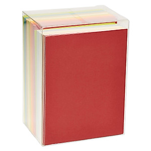 American Greetings Single Panel Blank Cards with Envelopes, Earthtone Colors (100-Count)