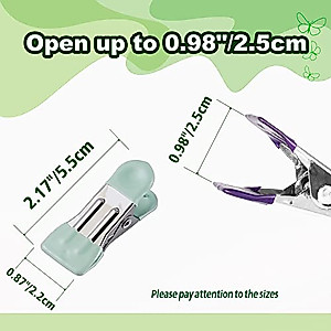 Clothes Pins, 30 Pack Chip Clips, 2.17-inch Clothespins, Bag Clips, Mini Clothes Pins for Photo, Chip Clips Bag Clips Food Clips, Clothes Pins Heavy Duty Outdoor, Bag Clips for Food, Mini Clothespins