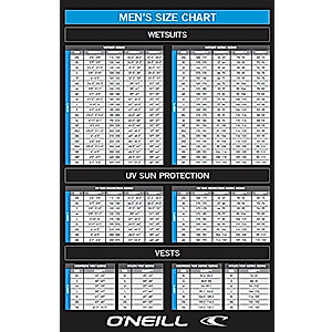 O'Neill Men's Hyperfreak 3/2mm Zipless Full Wetsuit, Black/Black, X-Large Short