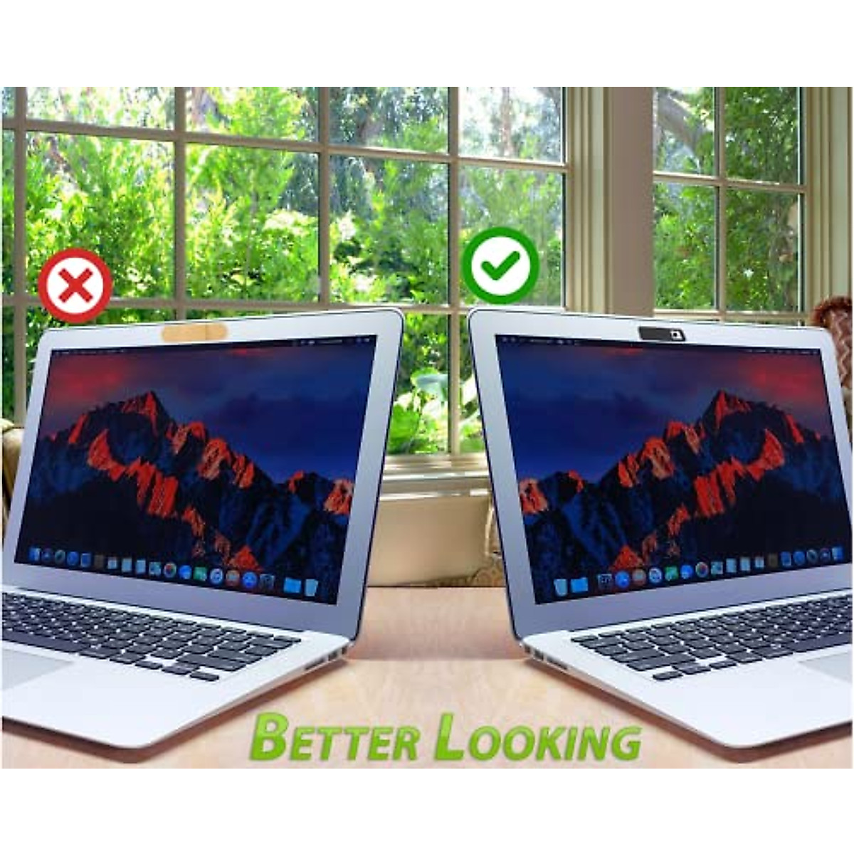 deal4you - Webcam Cover Slide, Ultra Thin Camera Blocker for Laptop, Pc, Computer, Phone, Tablet, Protect Your Privacy (Pack 6)