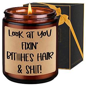 LEADO Candle, Hairdresser Gifts, Hair Stylist Gifts for Women, Men, New Salon Owner Gifts - Cosmetology Graduation Gifts - Thank You, Christmas, Birthday Gifts for Hair Dresser, Beautician