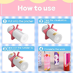 Clamp Tumbler, 20 Oz Sublimation Blanks - 2PCS