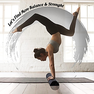 Yes4All Half Foam Roller EPP (18 inch - Black)