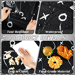 Qinyoung 4 Pack Football Theme Tablecloths, Football Themed Party Supplies Decorations, Disposable Plastic Rectangle Football Table Covers for Football Theme Birthday Party Favors, 108 x 54 Inch