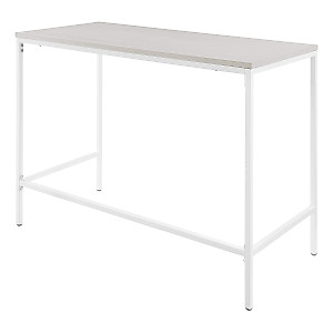 OSP Home Furnishings Contempo 42-Inch Desk, White