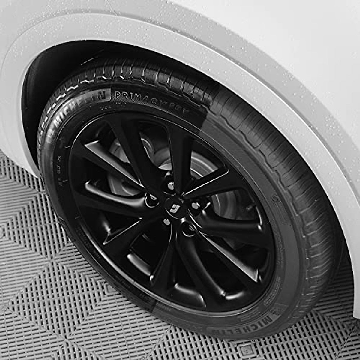 SGCB Pro Tire Shine Applicator Brush - Premium Auto Detailing Tire Dressing Applicator Sponge Brush for Tire Shine, Ergonomic Grip with Long Handle, Multipurpose Foam Sponge Brush Wax Foam Applicator