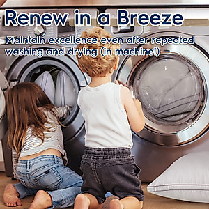 viewstar Pillows Queen Size Set of 2, Bed Pillows for Sleeping, Queen Pillows 2 Pack for Back, Stomach or Side Sleepers, Fluffy Pillows for Bed with Down Alternative, Machine Washable, 19" x 28"