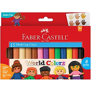 Faber-Castell World Colors Modeling Clay - Modeling Clay for Kids - Sensory Play