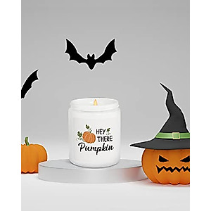 Christmas Gifts for Women - Christmas Candle, Hey There Pumpkin Candle, Christmas Decoration for Parties, Bars, Indoor and Patio, Lavender Scented Candle for Christmas Home Decor, Pumpkin Candle