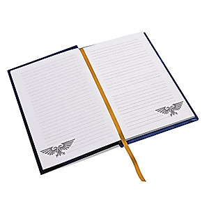 ABYSTYLE Warhammer 40K Ultramarines Hardcover Notebook 8.5" x 6" with 180 Lined Pages Office School Supplies Stationary Gift Office Product