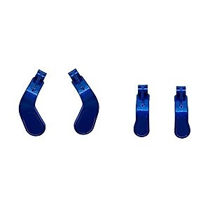 4PCS Metal Paddles Hair Trigger Locks Buttons Replacement for Elite Series 2 Controller, Xbox One Elite Controller & Elite Series 2 Core - Blue