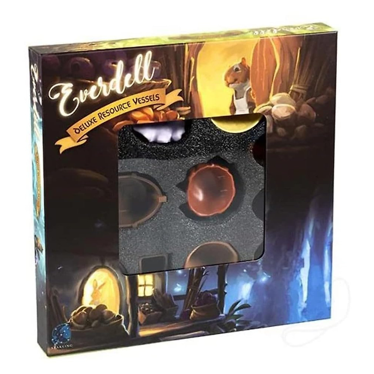 Starling Games - Everdell Deluxe Resource Vessels - A Great Storage Accessory for use with The Everdell Base Game