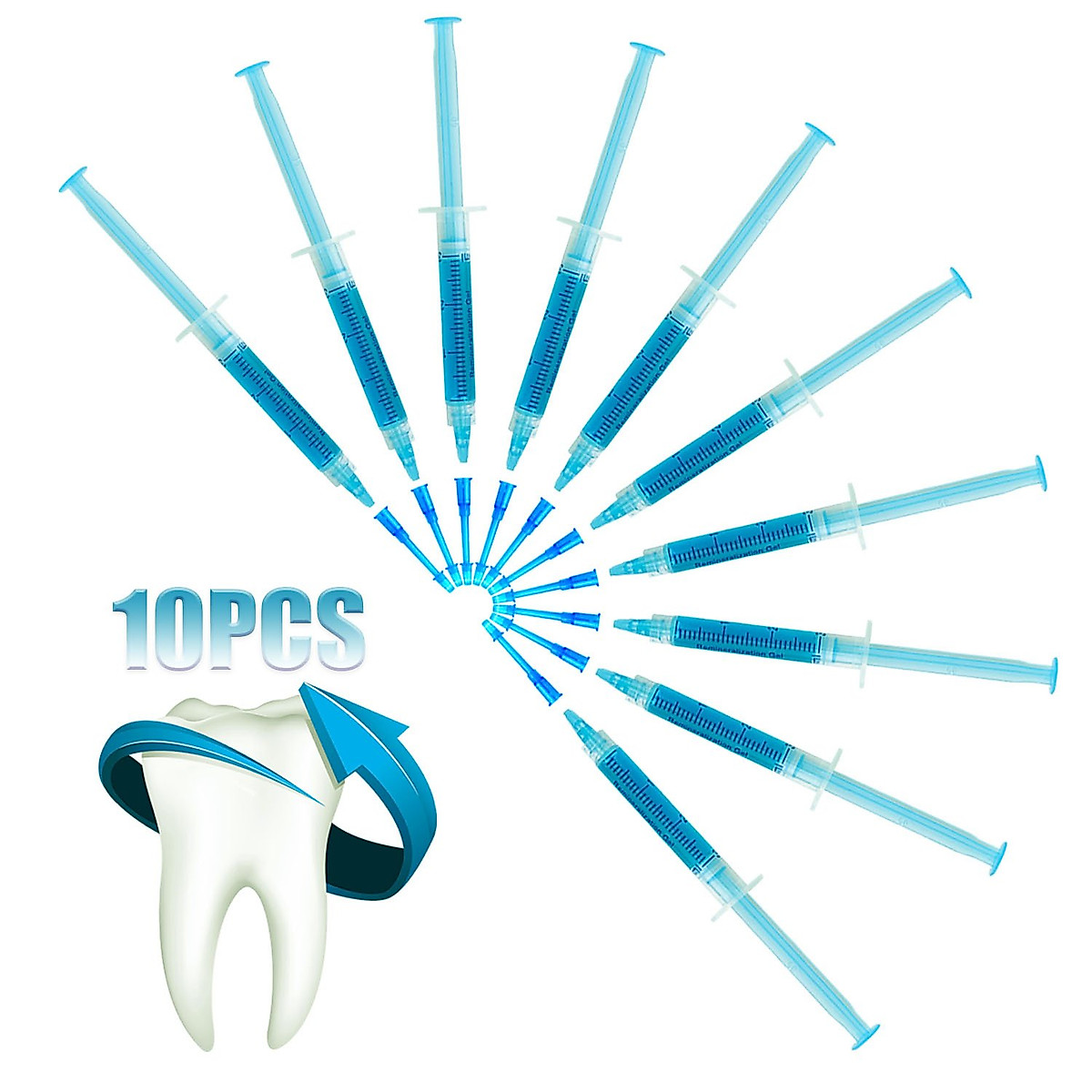 EZGO Remineralization Gel, Reducing Teeth Sensitivity After Teeth Whitening, Remineralizing and Desensitizing Teeth, Strengthening Teeth Enamel, 10 * 3ML Pack