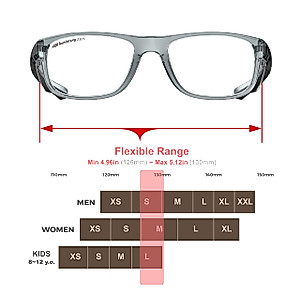 HTS HUNTERSKY P11 Safety work Glasses Women Men Youth with Side Shields Z87 Anti Scratch Fog Resistant nurse medical surgical pickleball Indoor sports