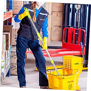 ORFOFE 1 Set Mop Pole Replacement Rotating Mop Handle Replacement Rotating Mop Rod Commercial Mop Rotary Mop Rod Mopa para Limpiar Pisos Handle Mop Rod Turnicate Kit Mopping Plastic Green