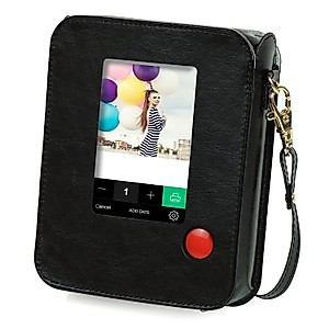 Polaroid Leatherette Case (Black) for Polaroid POP Instant Print Digital Camera – The Most Stylish & Authentic Way to Protect Your Polaroid POP