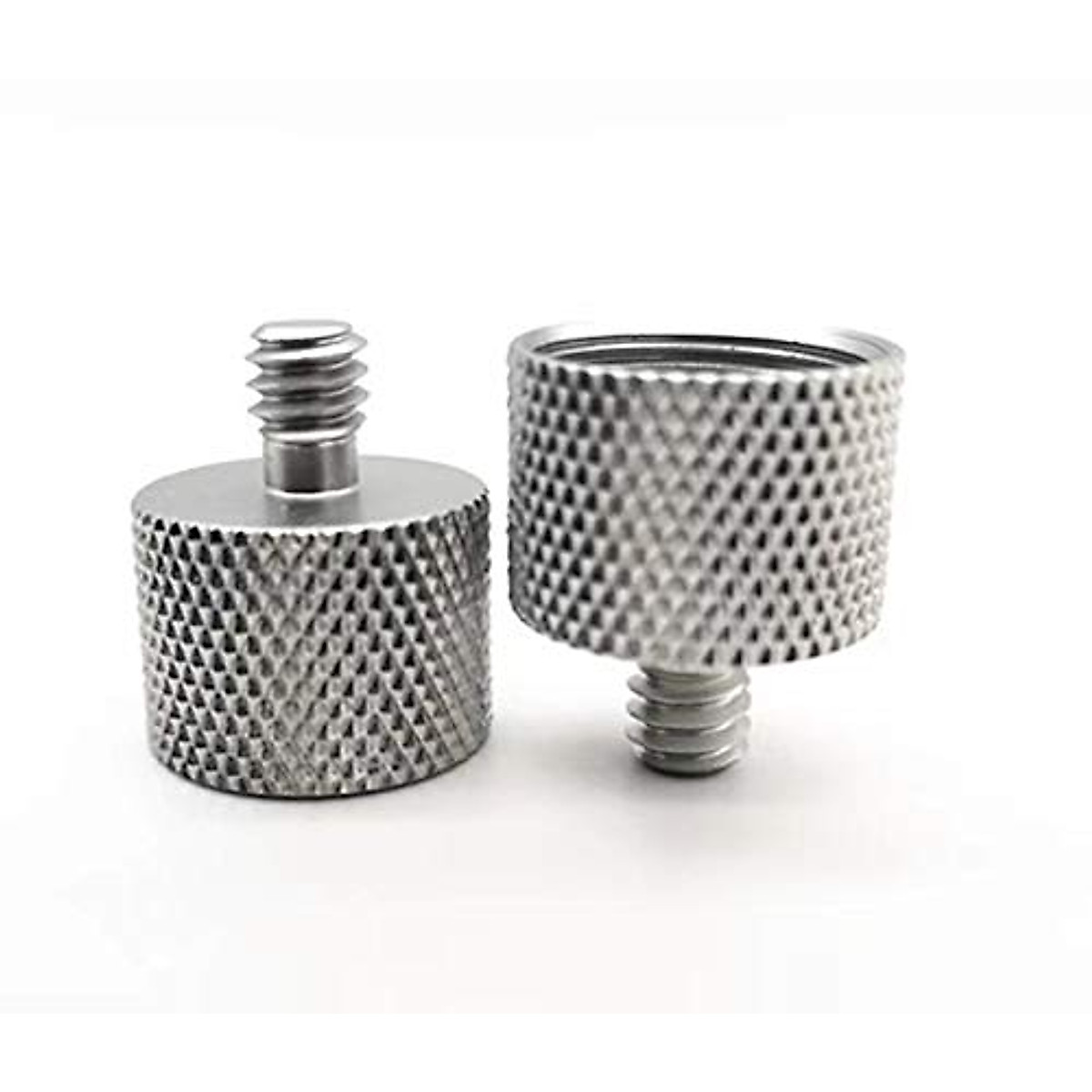 MxTong Mic Stand Adapter 5/8 to1/4 Microphone Tripod Screw Adapter Conversion Connector Screw Adapter from Camera Monitor to Microphone Stand 2 Pack