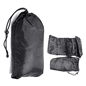 MioCloth Running Speed Chute Resistance Parachute 57 inch Powerchute Power Training Umbrella Sprint Soccer Trainer Core Training Runner Football Soccer Drilling Fitness Athlete Explosive Power Black