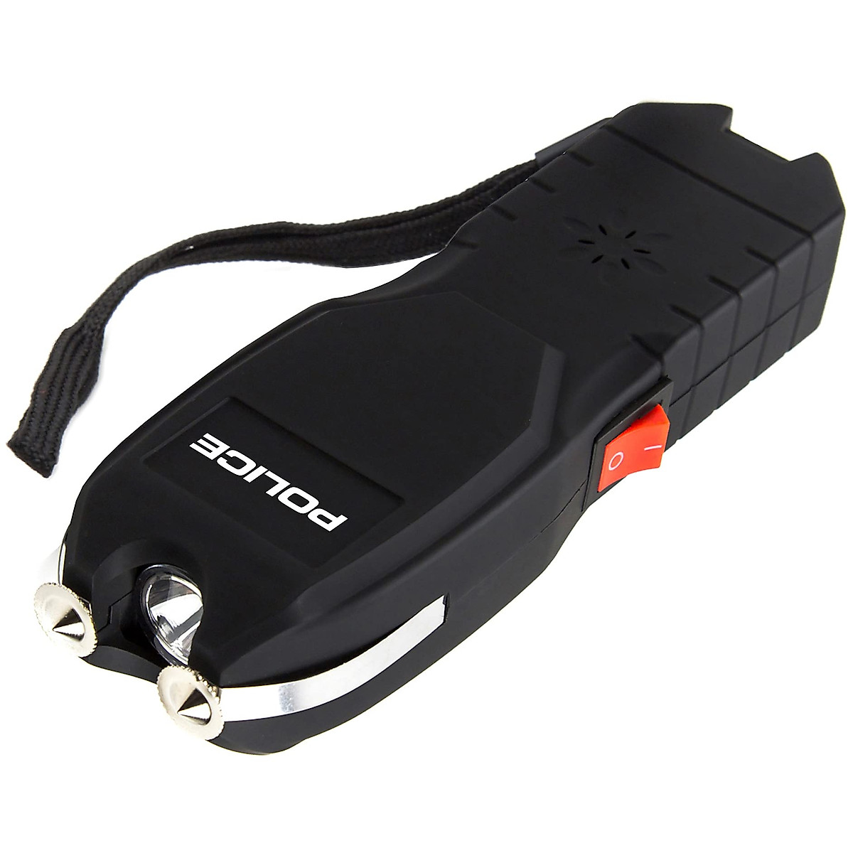 POLICE 2101 Stun Gun with LED Flashlight and Siren Alarm