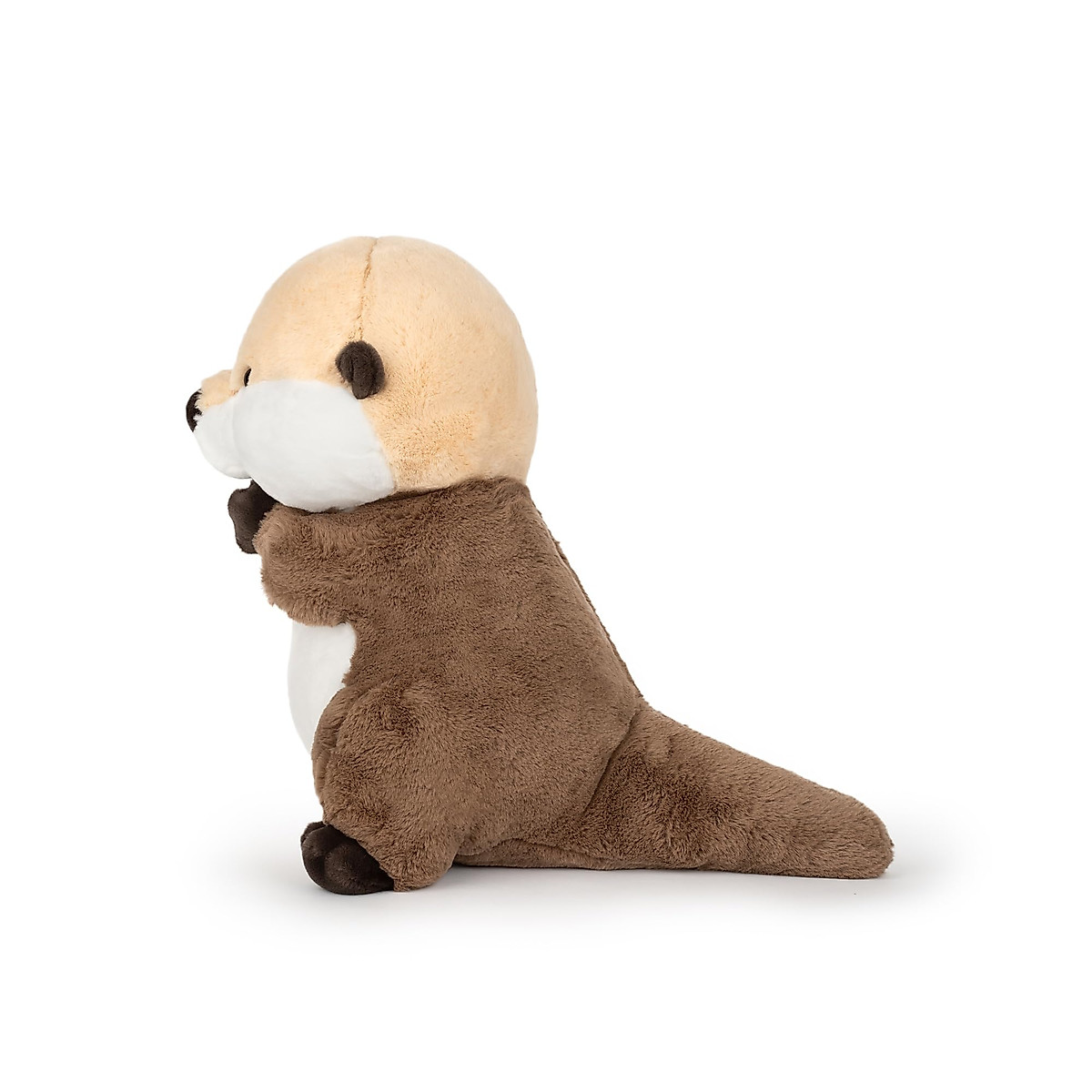 Wanwu World Sea Otter Stuffed Animal 15.7" Cute River Otter Plush Standing River Otter Plush Toy Christmas Birthday Gift for Kids Children Girls Boys