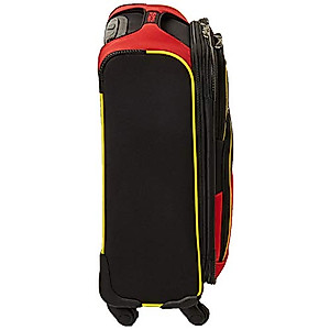American Tourister Disney Softside Luggage with Spinner Wheels, Mickey Mouse Pants, Checked-Medium 21-Inch