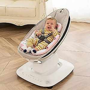 Infant Insert, Compatible with 4Moms RockaRoo and MamaRoo, Includes 3 Strap Pad, Breathable Mesh Fabric, Plush Soft Newborn Insert with Head and Body Support