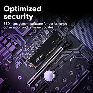 Crucial P3 500GB PCIe Gen3 3D NAND NVMe M.2 SSD, up to 3500MB/s - CT500P3SSD8