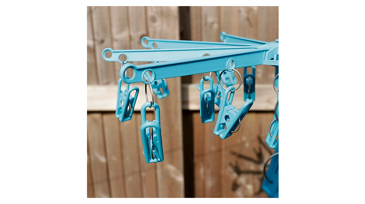 HANGERWORLD 20 Clip Hanging Drying Rack - 2 Pack
