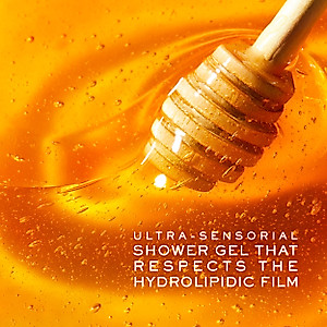 NUXE Rêve de Miel Ultra-Rich Body Wash with Honey & Glycerin | Shower Gel for Dry & Sensitive Skin, 13.5 Fl Oz