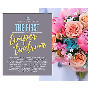 6 Mommy's First Milestone Wine Labels and Stickers, Great Baby Shower and Pregnancy Gift Ideas for Mom To Be, Funny Mom's First Moments After Having New Baby Girl or Boy – By Harper & Ivy Designs