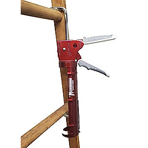 Newborn 930-GTD Drip-Free Smooth Hex Rod Cradle Caulking Gun with Gator Trigger Comfort Grip, 1/10 Gallon Cartridge, 10:1 Thrust Ratio