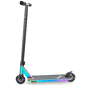 LMT69 Professional Scooter-Trick Scooter-Intermediate Beginner Stunt Scooter Suitable - Children, Teenagers Adults 8 Years Old Above(Black Color)