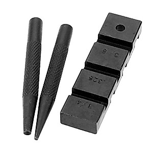 Hicello 3PCS Pocket Chainsaw Breaker, Chain Saw Repairing Mending Tool Set, Rivets and Link Removal Tool for Punch and Joiner Professional Chain Breaker Joiner Mending Kit