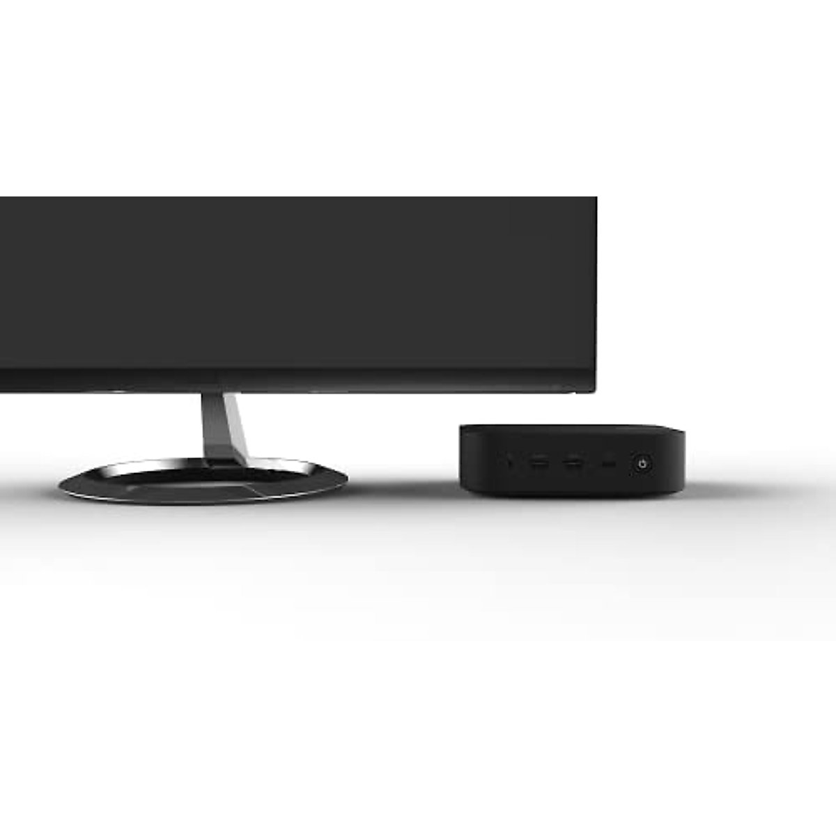 ASUS Chromebox 4 with Intel® Celeron, 4GB RAM, 32GB eMMC storage, Power/DisplayPort Over Type C, Dual HDMI, Gigabit LAN, WiFi 6, USB 3.2, MicroSD Card Reader, VESA Mount, Chrome OS