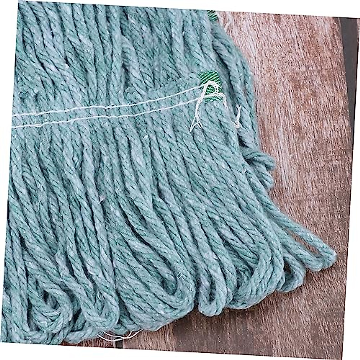 DOITOOL 1pc Cleaning Mop for Floor Miniature Trash Can Commercial Mop Wet Mop Commercial Mop Handle Reusable Mop Head Green Practical Mop Cloth Mop Accessories Mop Cloth Replacement Refill