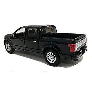 2019 Ford F-150 Limited Crew Cab Pickup Truck Black 1/24-1/27 Diecast Model Car by Motormax 79364