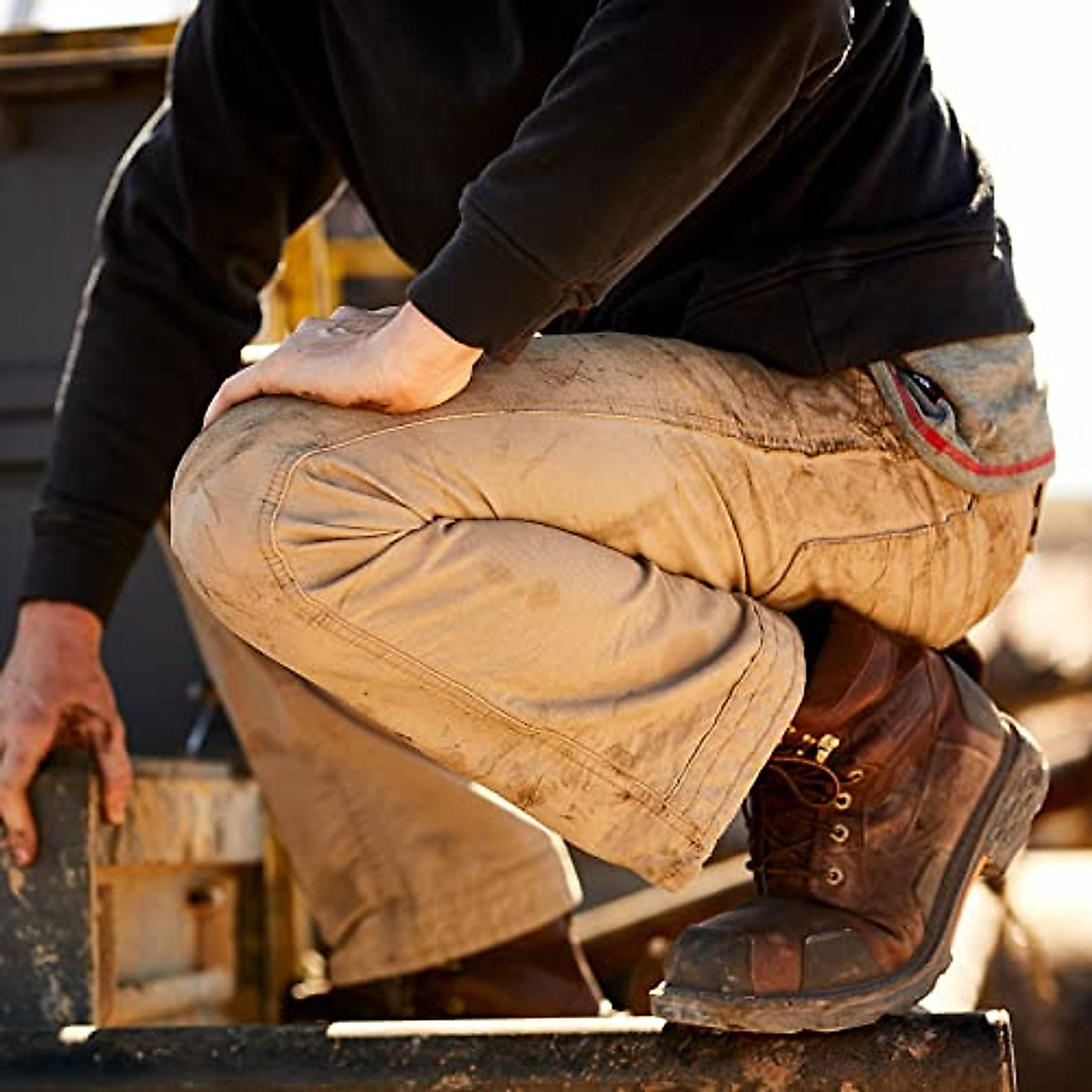 Ariat Male FR M4 Relaxed Workhorse Boot Cut Pant Khaki 50W x 30L