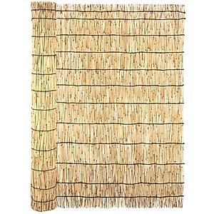 Sukkot Hadar- Kosher Reed Schach-Natural Reed Sukkha Mat, Highly Dense Whole Reed Peeled– Easy Assembly – 6x8-Feet