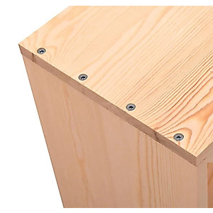 Justincity 24 Bottles of Modular Bamboo and Wood Wine Rack, Stackable Cube Wine Rack, Easy to Assemble, Suitable for Kitchen, Wine Cellar Storage Room and Bar