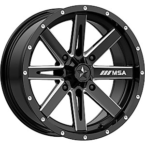 MSA Offroad Wheels MA41 16X7 4X137 G-BLK MILL 10MM - M41-06737
