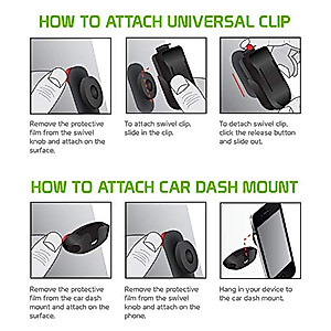 Cellet Universal Swivel Belt Clip for Car Mount, GPS Compatible for Apple iPhone 14 Pro Max Plus 13 12 11 iPad, iPods Samsung Galaxy Z Flip Z Fold Google Pixel, Moto, Walkie-Talkie, Phone