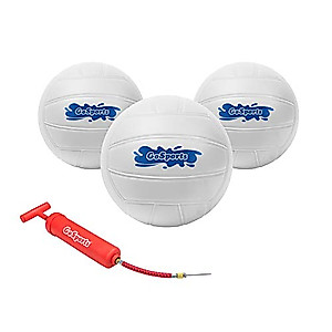 GoSports Water Volleyball 3 Pack, Great for Swimming Pools or Lawn Volleyball Games