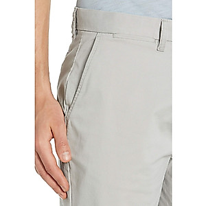 Tommy Hilfiger Men's Casual Stretch Chino Shorts, Drizzle, 33