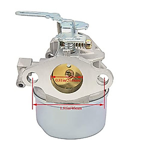 640084B Carburetor Snow Blower Carburetor Carb Compatible for Tecumseh 5HP MTD 632107A 632107 640084 640084A Toro 521 Snow Blower HSSK40 HSSK50 HS50 LH195SA - for 640084B Snow Blower Carburetor