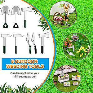 Aoriher 23 Pieces 1:12 Miniature Dollhouse Tools Dollhouse Metal Repair Tool Miniature Scene Model Work Tools with 2 Tin Boxes for Dollhouse Decoration Child Pretend Toy DIY Crafts Ornament