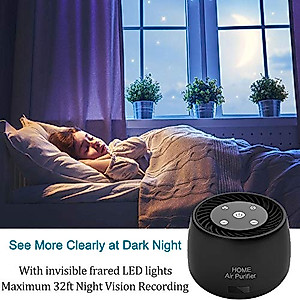 Quniao Wireless-WiFi-Hidden-Spy-Camera, 1080P Full HD with Night Vision and Motion Detection Alarm, Real Time Monitoring, Recording for HomeOffice, Works with iOSAndroid Device, 1 Count (Pack of 1)