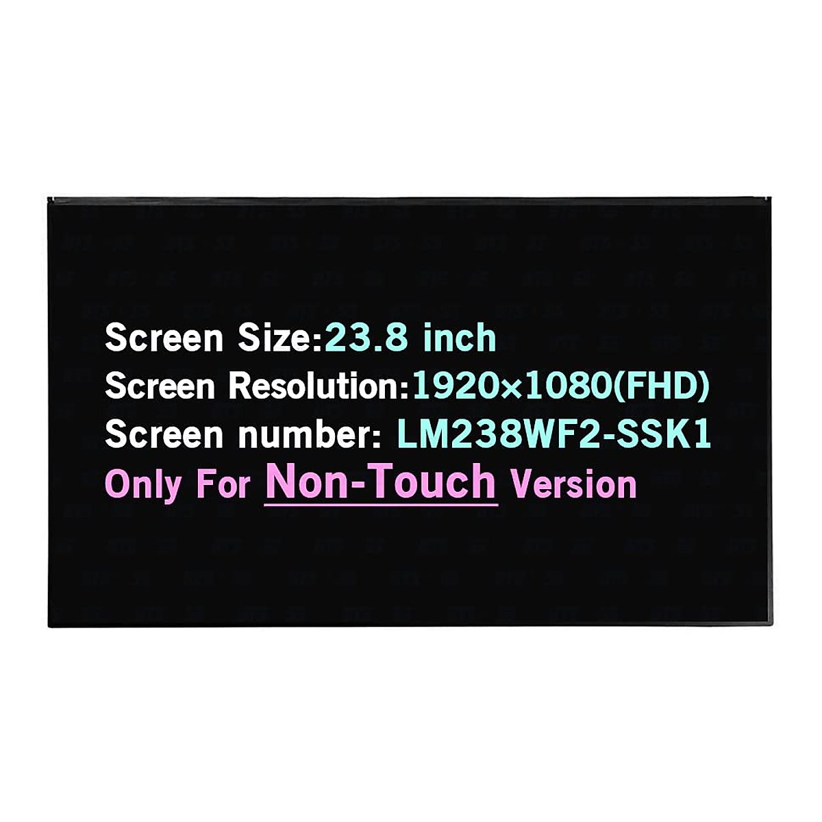 GILELS 23.8" Screen Replacement LM238WF2-SSK1 LM238WF2(SS)(K1) LM238WF2 SSK1 FHD 1080P 30PIN LCD Display Panel (Only for Non-Touch Version)